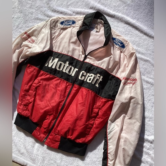 Ford | Jackets & Coats | Vintage Ford Motorcraft Racing Zip Up Team ...